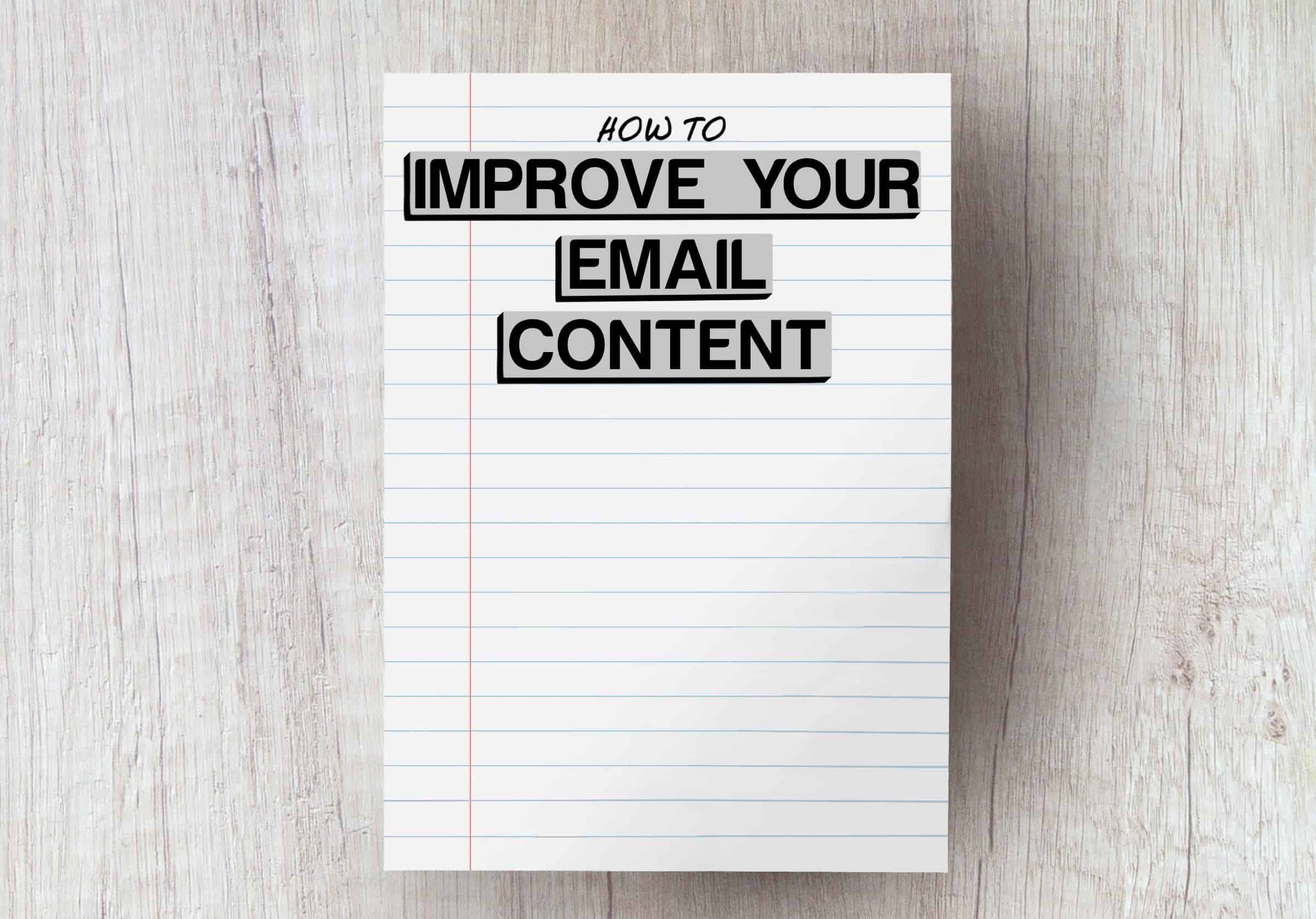How To Improve Your Email Content